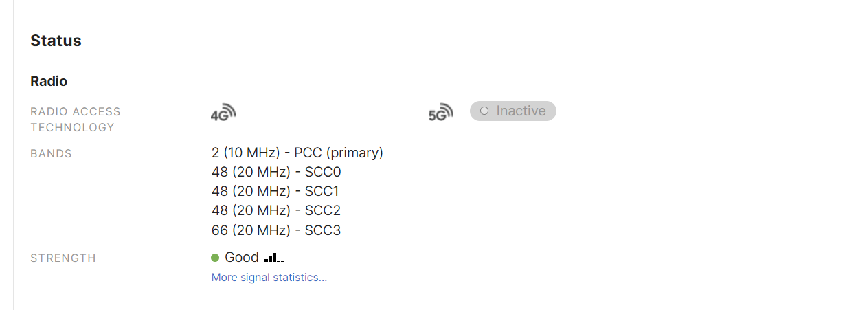 MG51 - 5G inactive - The Meraki Community