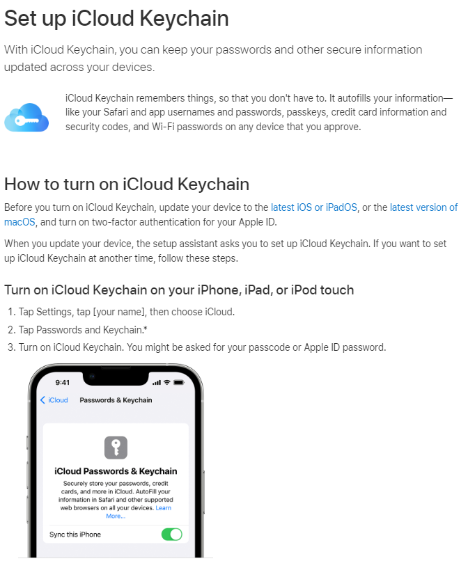 Solved: Why can't managed ios devices sync their keychain in icloud? - The Meraki Community