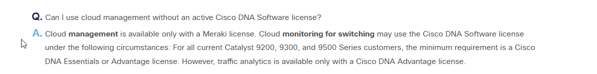 Cat 9300 cloud management migration - The Meraki Community
