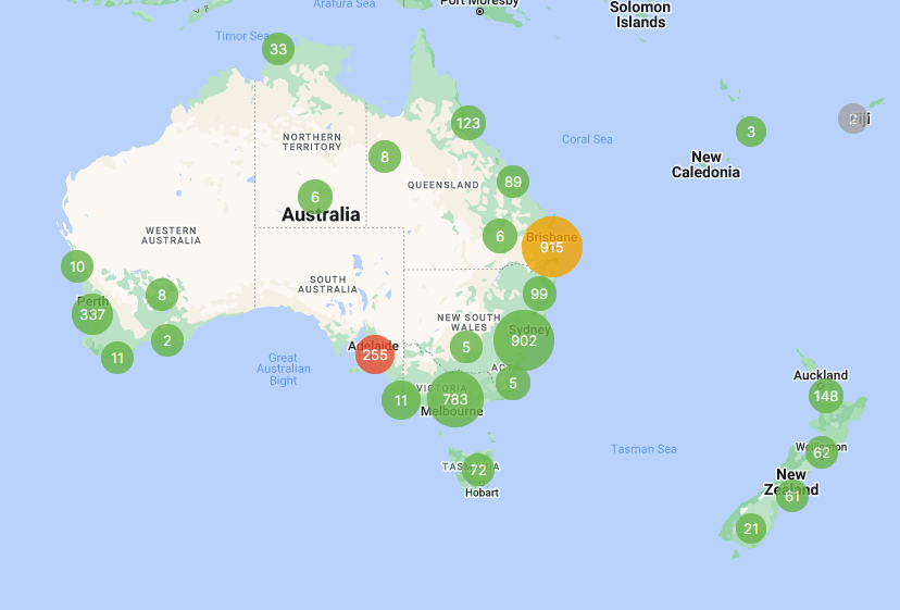 Not happy with the Dashboard status map - build your own. - The Meraki ...