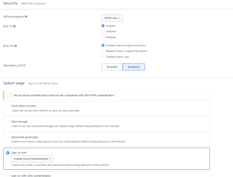 Unable to login via splash page, showing error "Access Denied" - The ...