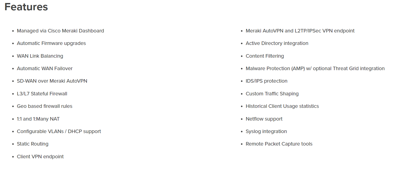 Re: Content Filtering Powered By Cisco Talos on MX68CW - The Meraki ...