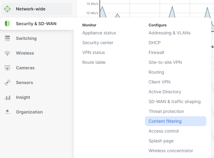Content Filtering Powered By Cisco Talos on MX68CW - The Meraki Community