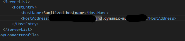 Solved Cisco Anyconnect Vpn Xml Profiles Not Appearing In Dropdown Box The Meraki Community