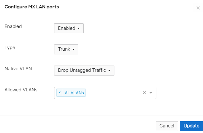 Solved: MX85 HA Warm Spare Config design - The Meraki Community