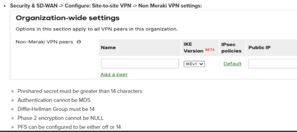 Event Logs Vpn Tunnel Fips Mode Disabled The Meraki Community