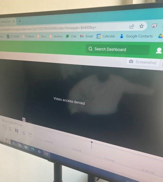 New camera install - 'Video access denied' error - any ideas on how to ...