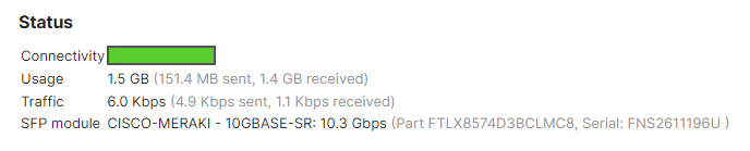 Port Status on the MX - The Meraki Community