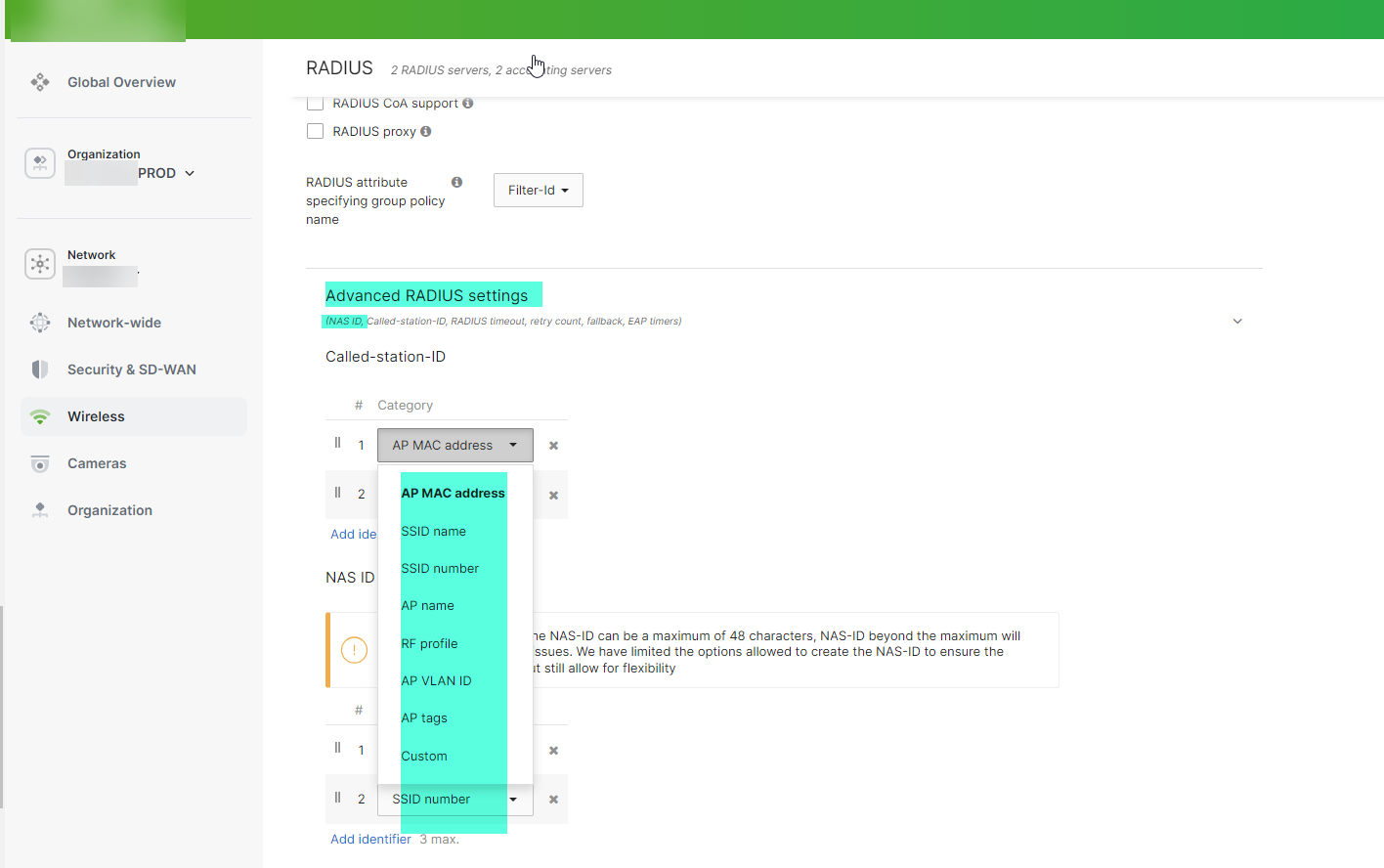 Meraki AP NAS ID - The Meraki Community