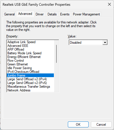 Jumbo frames on switches - The Meraki Community
