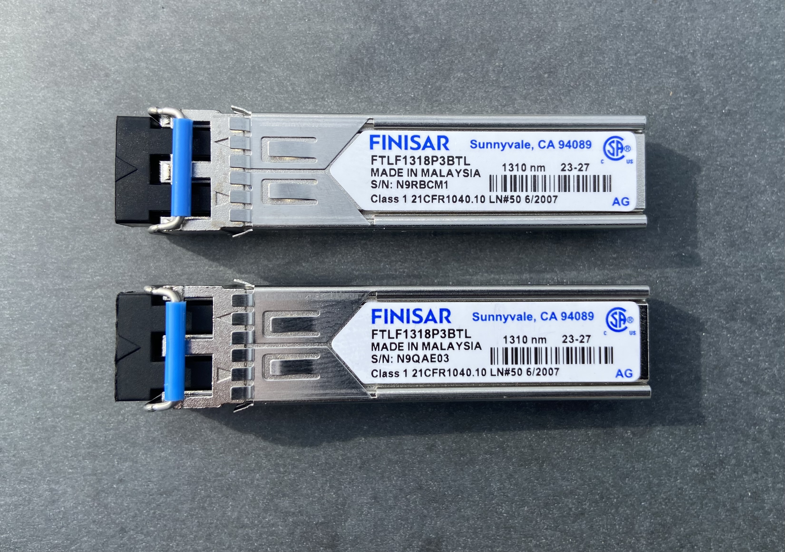 Has anybody tested Finisar SFP FTLF1318P3BTL with an Cisco Meraki Go ...