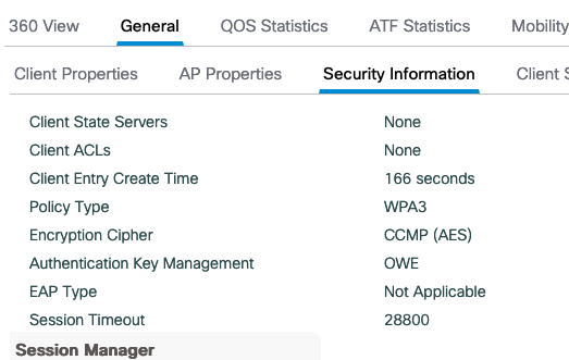 Solved: Opportunistic Wireless Encryption (OWE) Dual Guest networks ...