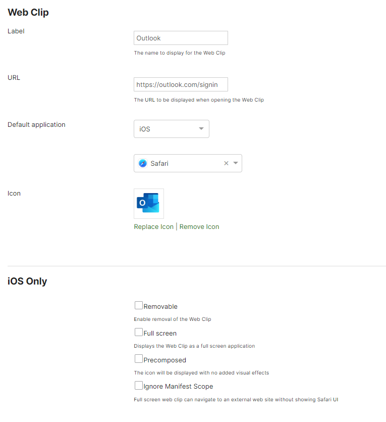 Webclip profile won't install - The Meraki Community