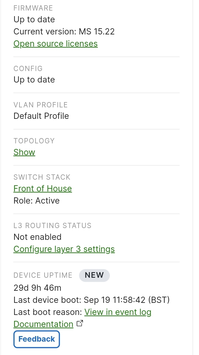 Solved: ** Device Uptime ** - The Meraki Community