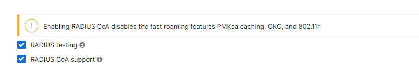 CoA and Fast Roaming - The Meraki Community