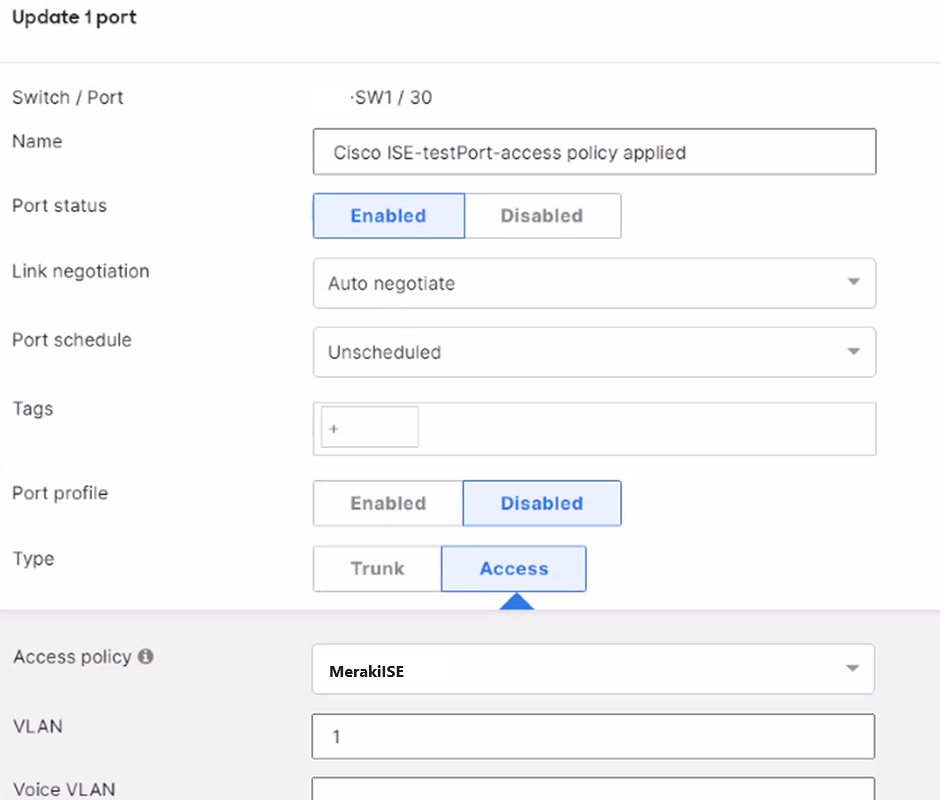 Meraki MS Wired Posture with Cisco ISE - The Meraki Community