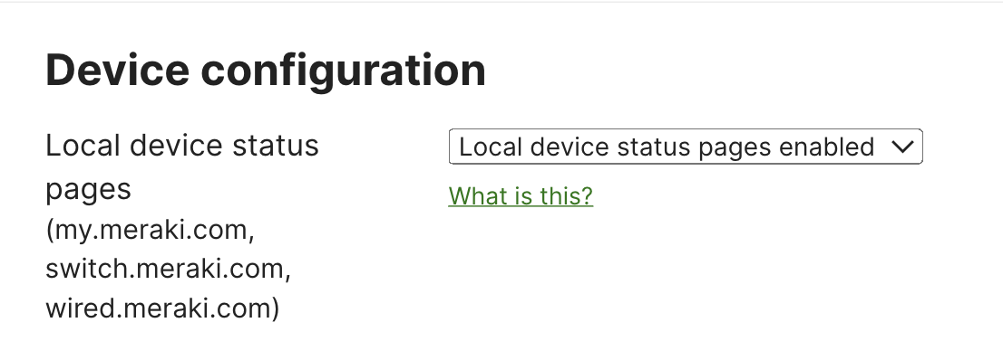 MX84 - Access to Management Port - The Meraki Community