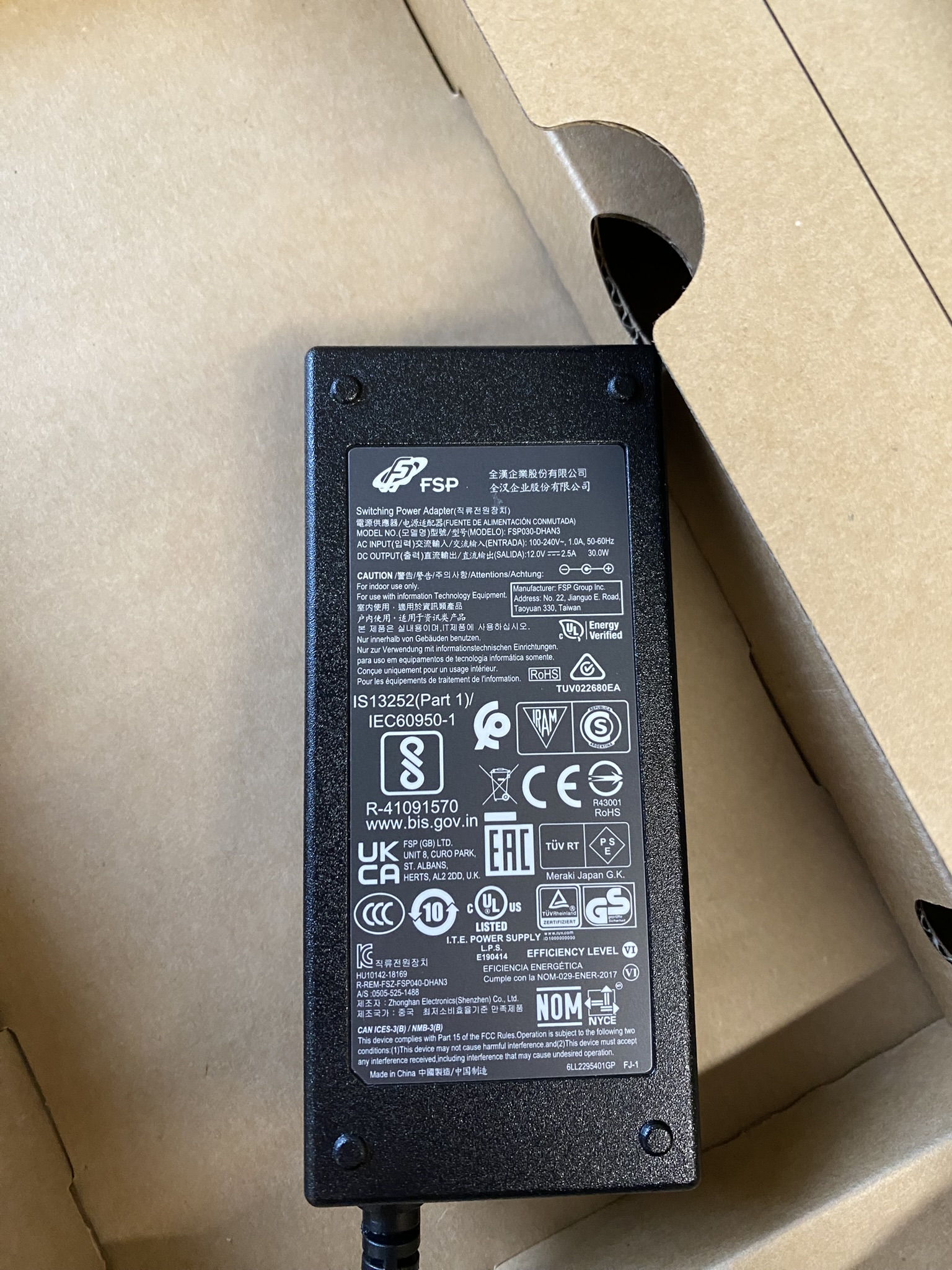 Solved: New power adaptor connection issue - The Meraki Community