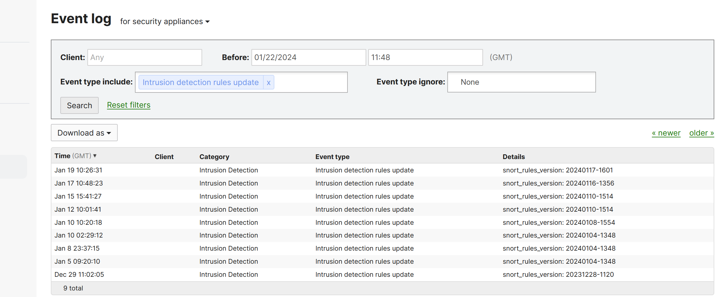 MX Firmware / Zero Day / CVE coverage patching and notification ...