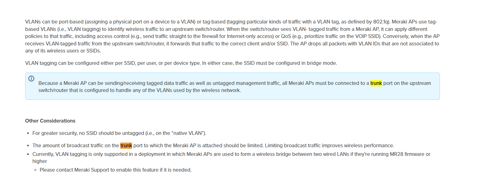 Native VLAN by AP - The Meraki Community