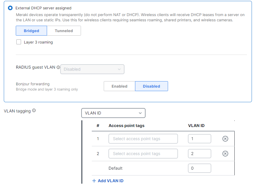 Native VLAN by AP - The Meraki Community