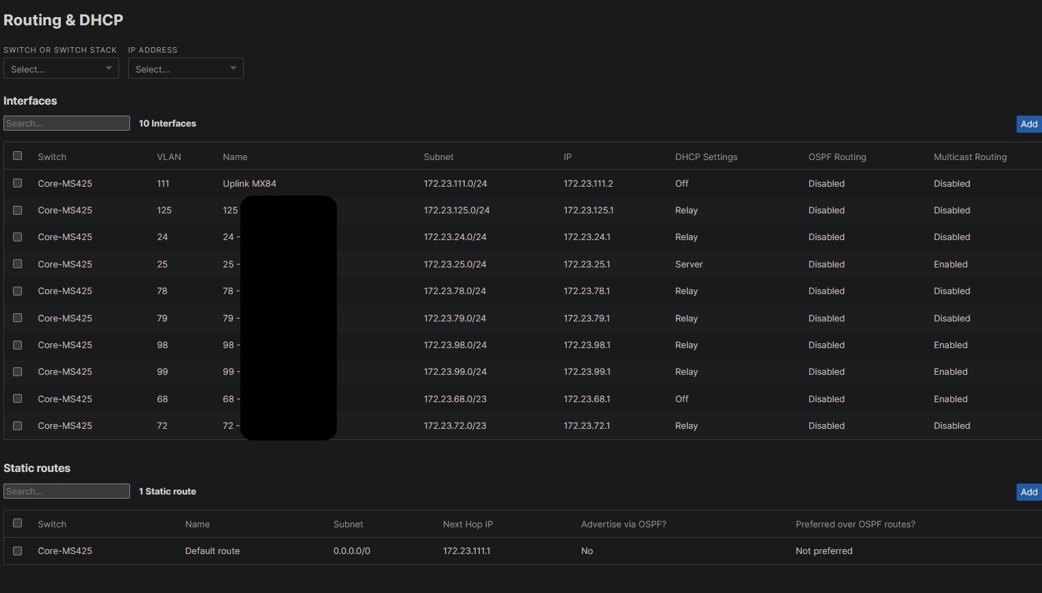 2 MX units & 1 MS Network? - The Meraki Community