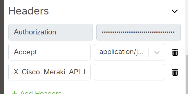 Solved Api Tester In Api Doc Page The Meraki Community
