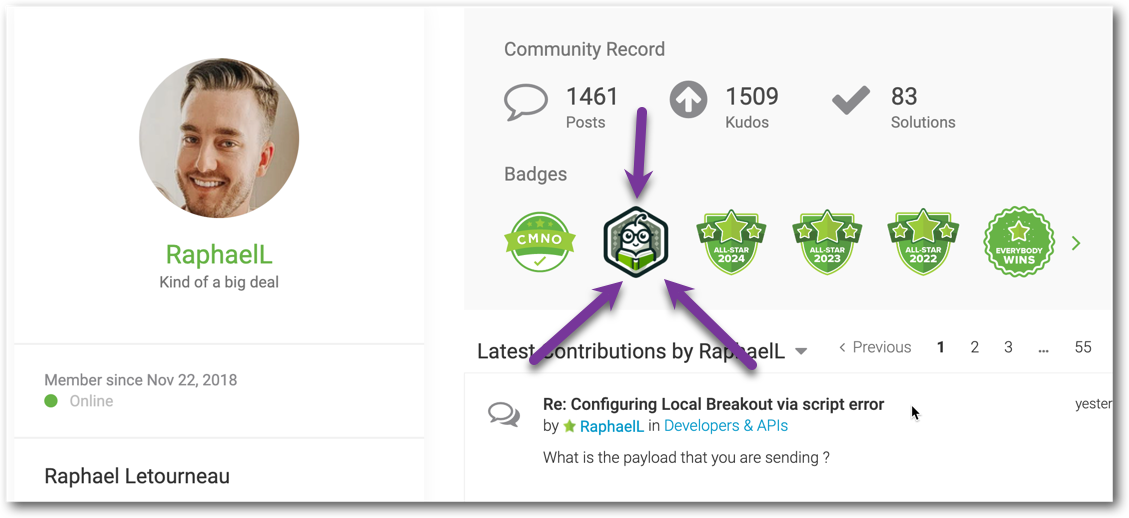Solved: New Badge Request - The Meraki Community