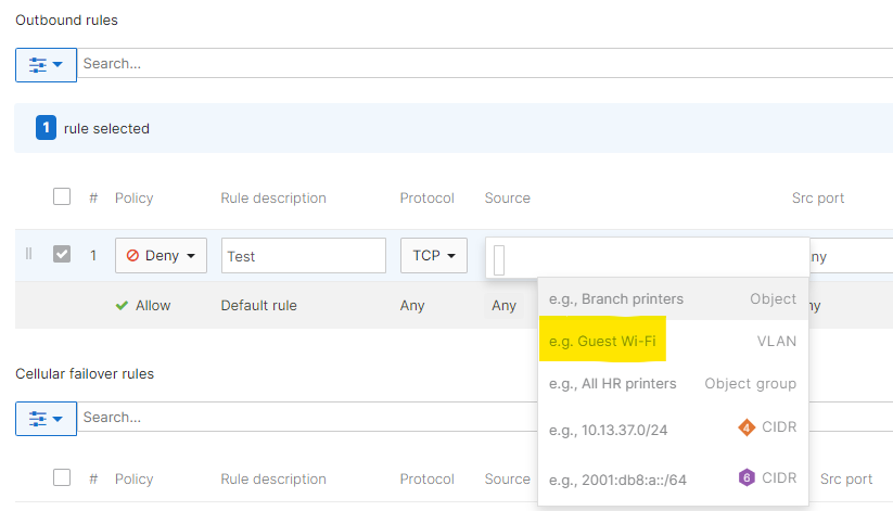 MX Firewall rule issue - The Meraki Community