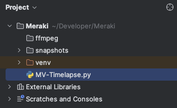 INFO: How to create a Time Lapse with MV, Meraki API, Python and FFMPEG - The Meraki Community