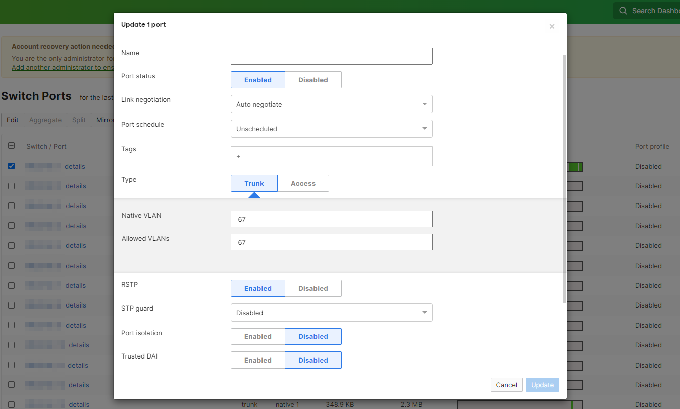 Solved How To Assign A Port Profile To A Port The Meraki Community
