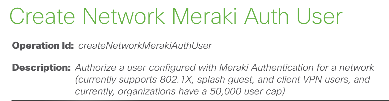 Solved: Meraki Cloud Auth - Max Users & Protocols Supported - The ...