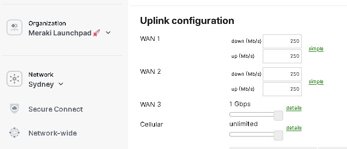 New MX feature: MultiWAN Backup Uplink (third/backup WAN) - The Meraki Community