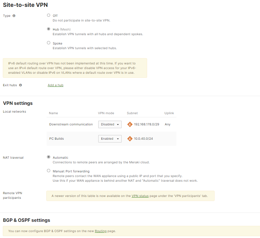 MX Hub Configuration Assistance - The Meraki Community