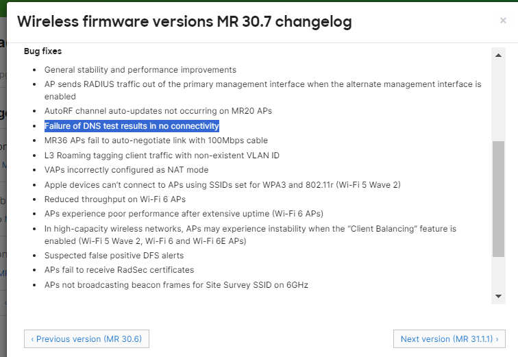 Solved: Meraki MR57 Flap due to activate 5Ghz - The Meraki Community