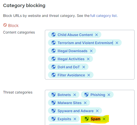 Block email domain - The Meraki Community