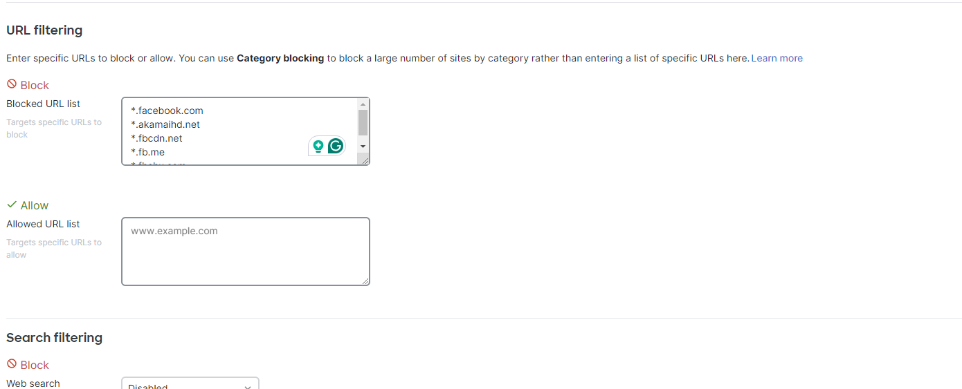 Content Filtering Not working - The Meraki Community
