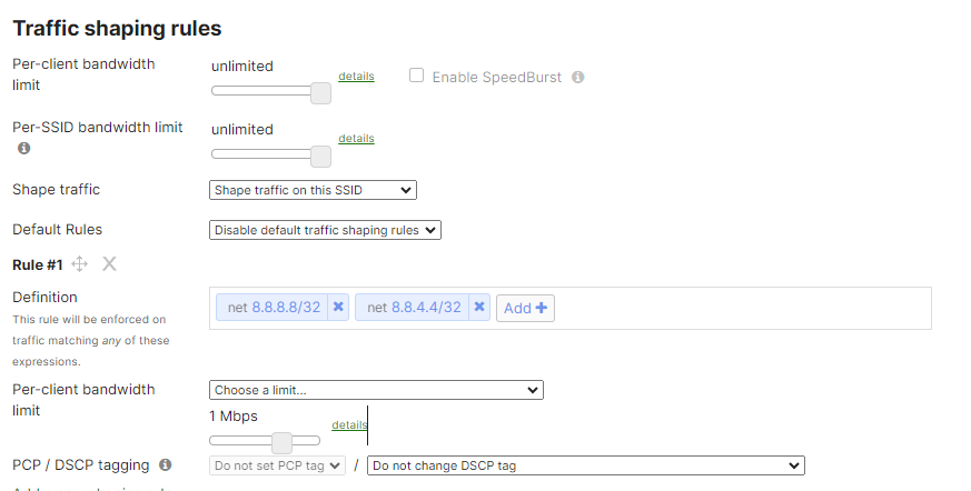 Solved Wireless Firewall And Traffic Shaping Question The Meraki Community