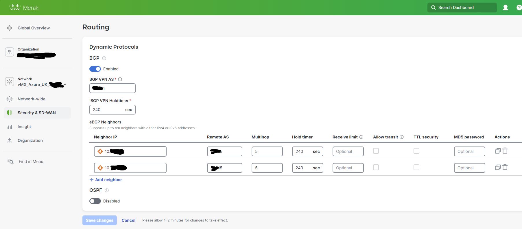 MX Hub routing - The Meraki Community