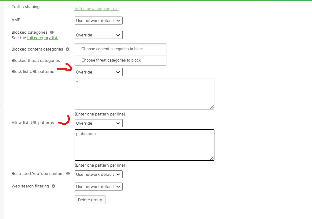 Policy to Block Internet Access but Allow Email to 365 - The Meraki Community