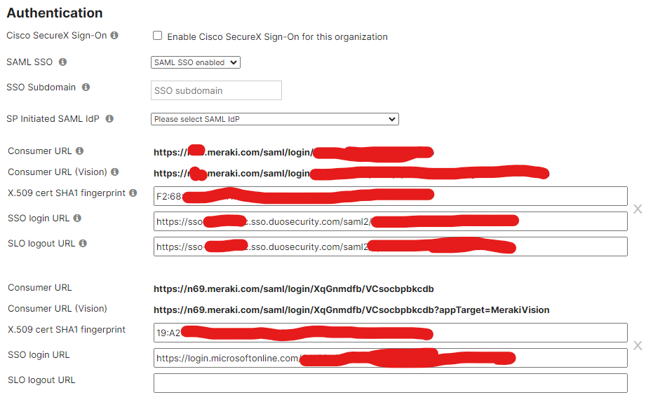 Re: IdP Initiated SAML SSO for Meraki Dashboard - The Meraki Community