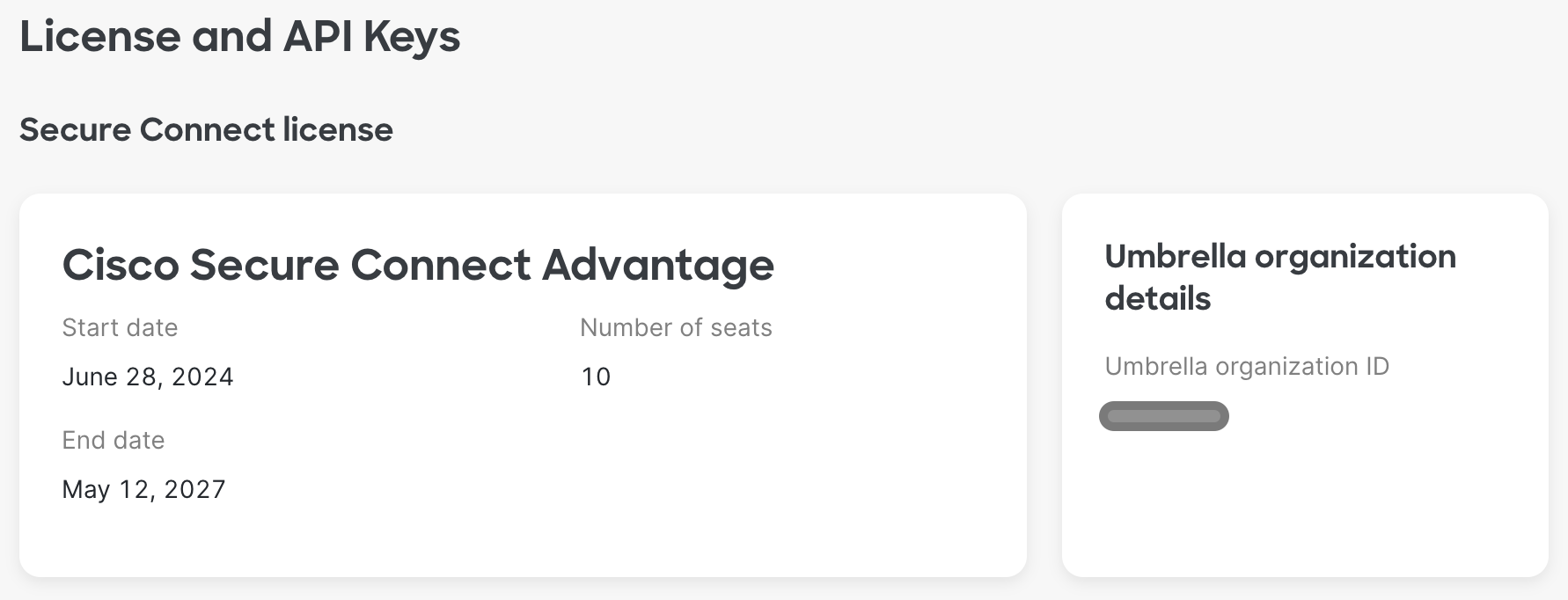 Secure Connect Licensing visibility in Dashboard - The Meraki Community