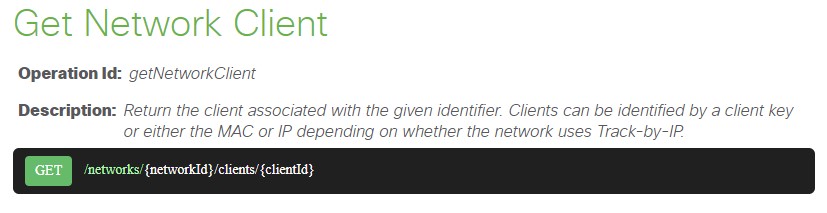 Solved: Find Network Client - The Meraki Community