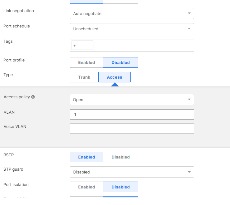 Multiple VLANs Access ports Meraki - The Meraki Community