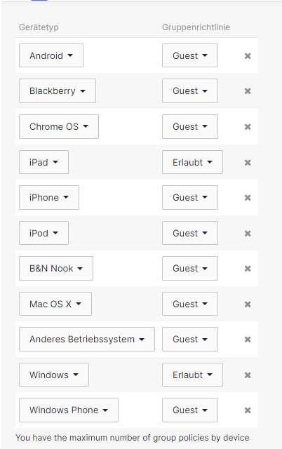 Solved: Group policy according to device type - The Meraki Community