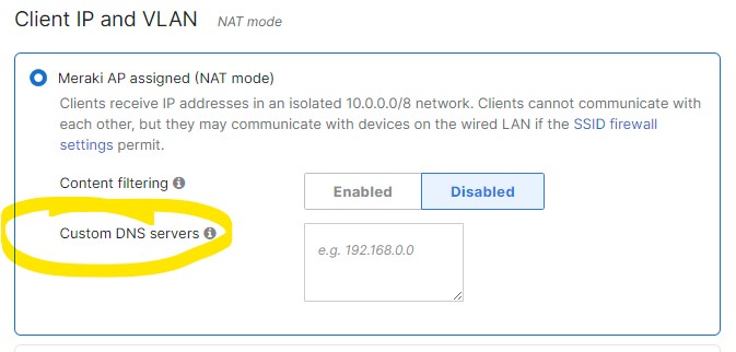 Ap Assigned Nat Mode The Meraki Community