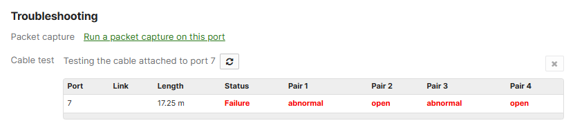 Fun fact - cable testing - The Meraki Community