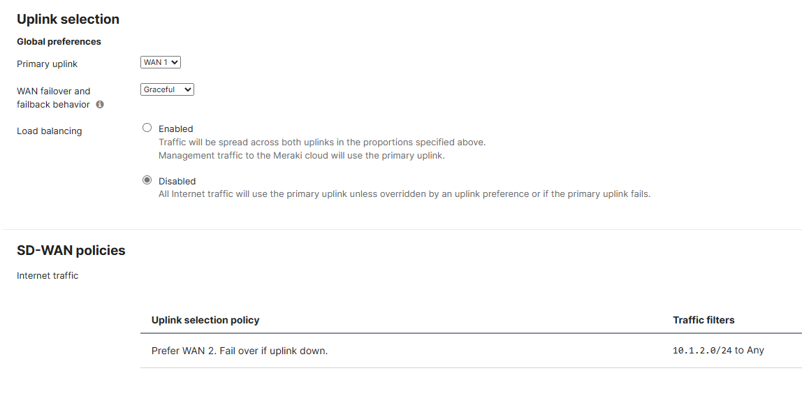 Uplinking Non Meraki Switches To An Mx The Meraki Community