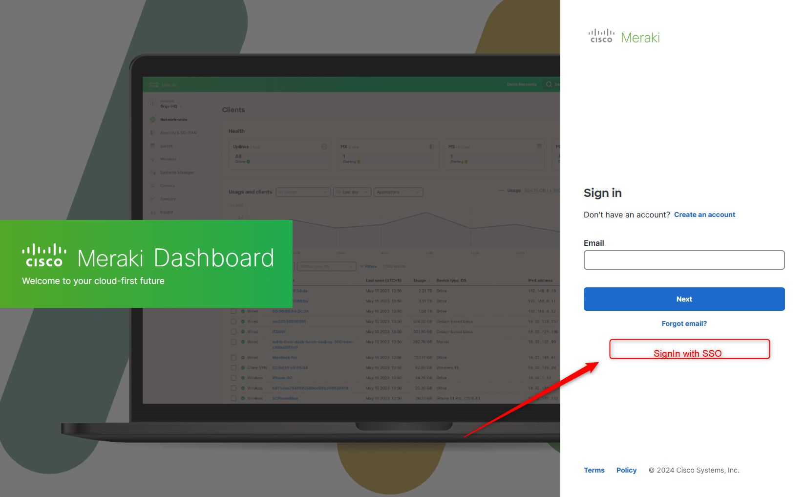Login with SSO - The Meraki Community