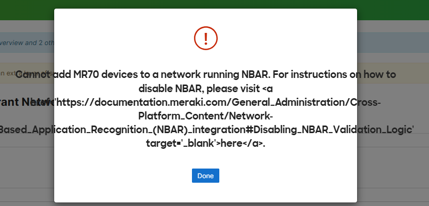 Solved: Problem with adding MR70 to network - The Meraki Community